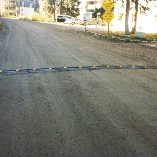Dirt Road Speed Bumps - RubberForm Recycled Products