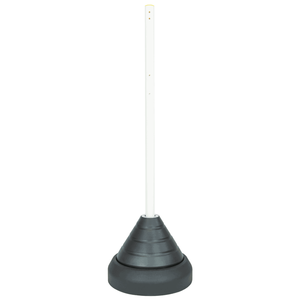 Round Plastic Sign Post - RubberForm Recycled Products